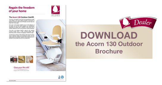 Acorn 130 Stairlift Outdoor | Tri State Stairlifts
