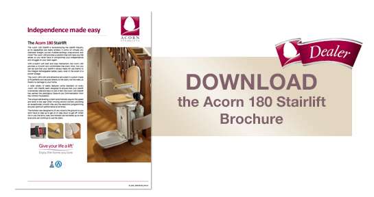 Acorn 180 Curved Stairlift | Tri State Stairlifts